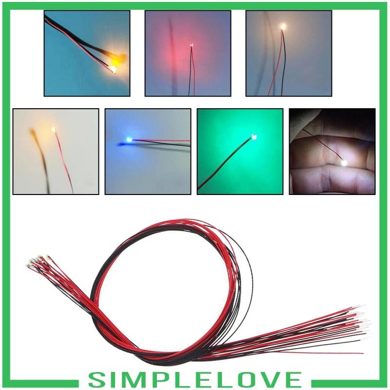 [เรียบง่าย] Mini Pre Wired #0805 SMD ไฟ LED Emitting Diode Kits LEDs HO N Scale | Shopee Thailand