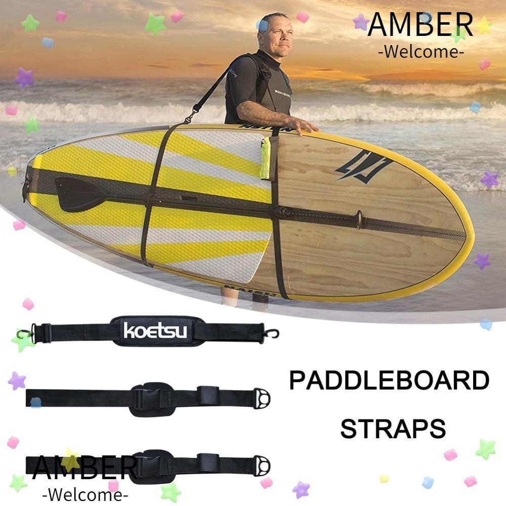 AMBER สายรัดกระดานโต้คลื่น, ไหล่กระดานโต้คลื่นสีดําแบบปรับได้, สายรัด ...