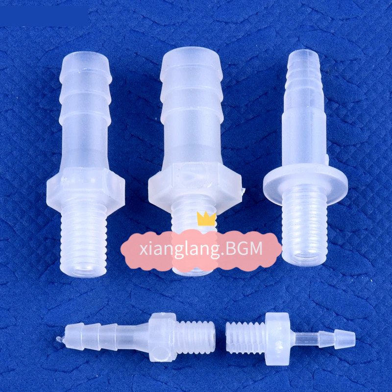 5-20 ชิ้น ข้อต่อท่อ PP Pagoda เกลียว M5/M6/M8 ถึงข้อต่อ Barb ขนาด 2-10 มม. สำหรับตู้ปลาหรือระบบ ...