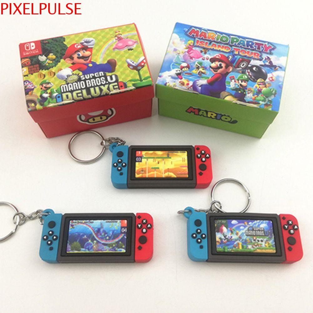 PIXELPULSE Super Mario พวงกุญแจอุปกรณ์ตกแต่งภายในรถยนต์คอลเลกชันรุ่น ...