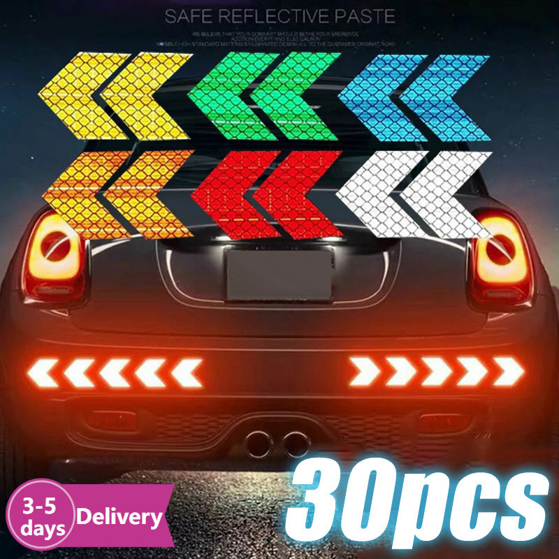 [3-5 วันมาถึง] 4.5x4 ซม. PET Road Safety Decals สําหรับรถยนต์/เรือ/ถนน ...