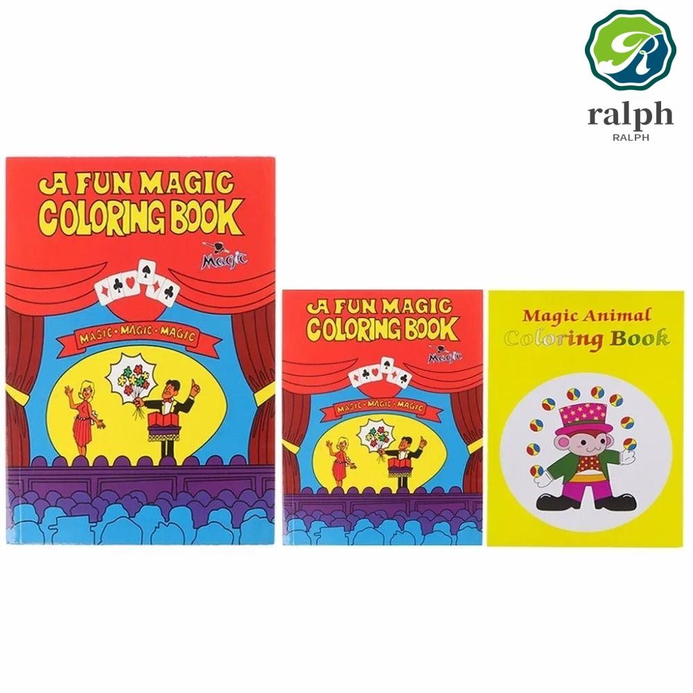RALPH Magic Trick Book, Magic Prop Comedy Magic สมุดระบายสี,อุปกรณ์มายา ...