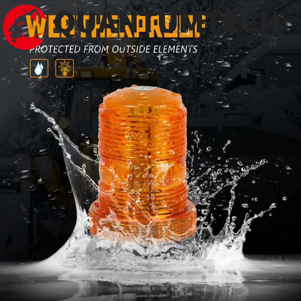 QUANTUMTECH LED Strobe Light, 12 V-24 V ความปลอดภัยฉุกเฉินกระพริบ Beacon ไฟ, ไฟเตือนสีแดง/สีฟ้า ...