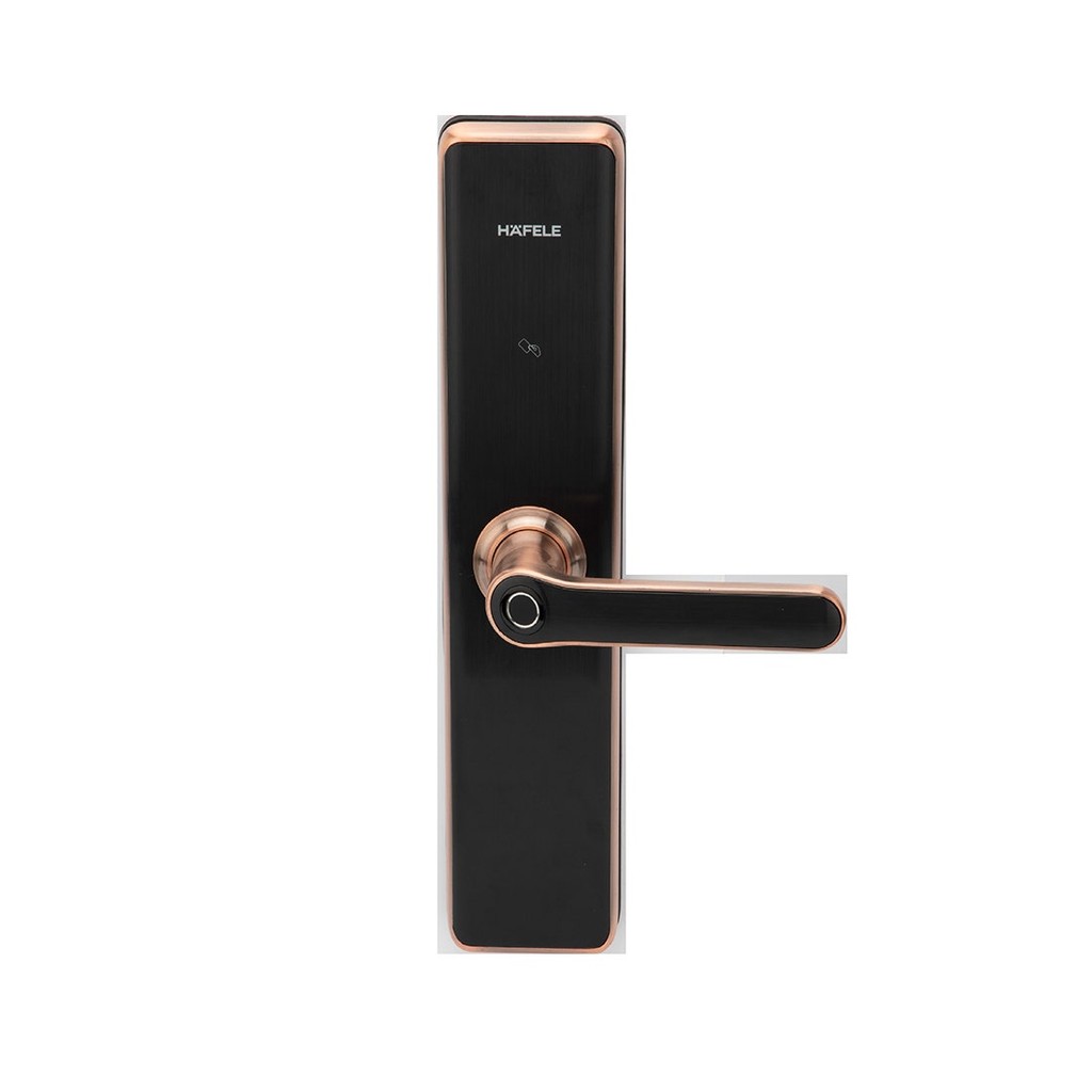 SB Design Square กลอนประตูดิจิตอล Hafele รุ่น DL7600/Copper (499.56.227 ...