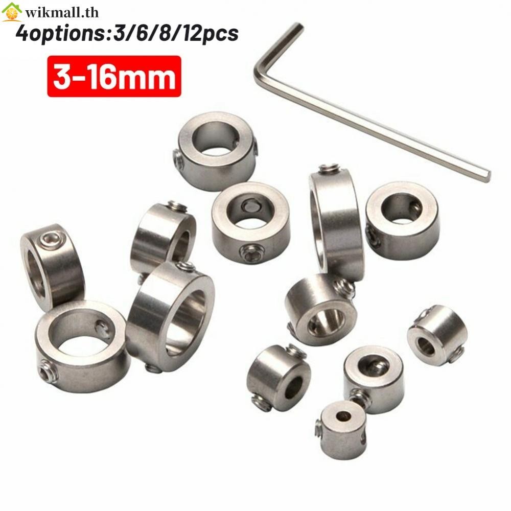 【WIK】Premium Woodworking Drill Stop Collar Set Adjustable Depth Stopper ...