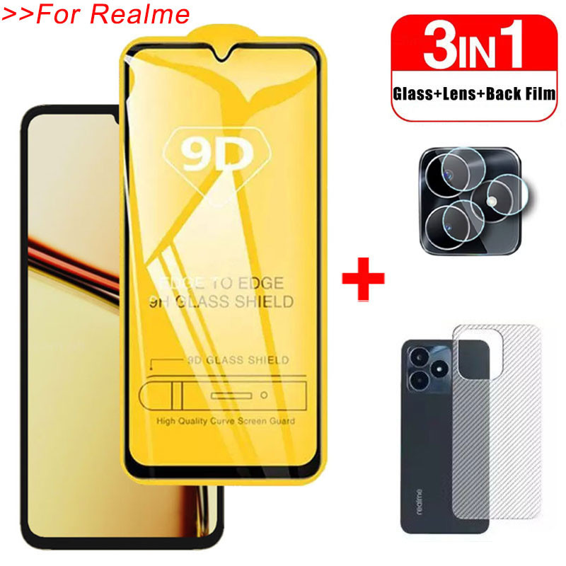 ฟิล์มกระจกนิรภัยมือถือ กันรอยหน้าจอ สําหรับ Realme Note 60 50 C67 C65 C63 C61 C55 C53 C51 C35 ...
