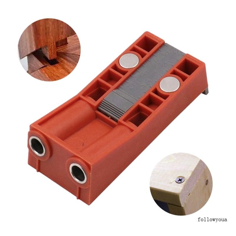 ฟอล15° Punch Locator มุมเครื่องมืองานไม้รูสกรู Jig Positioner เจาะชุด ...