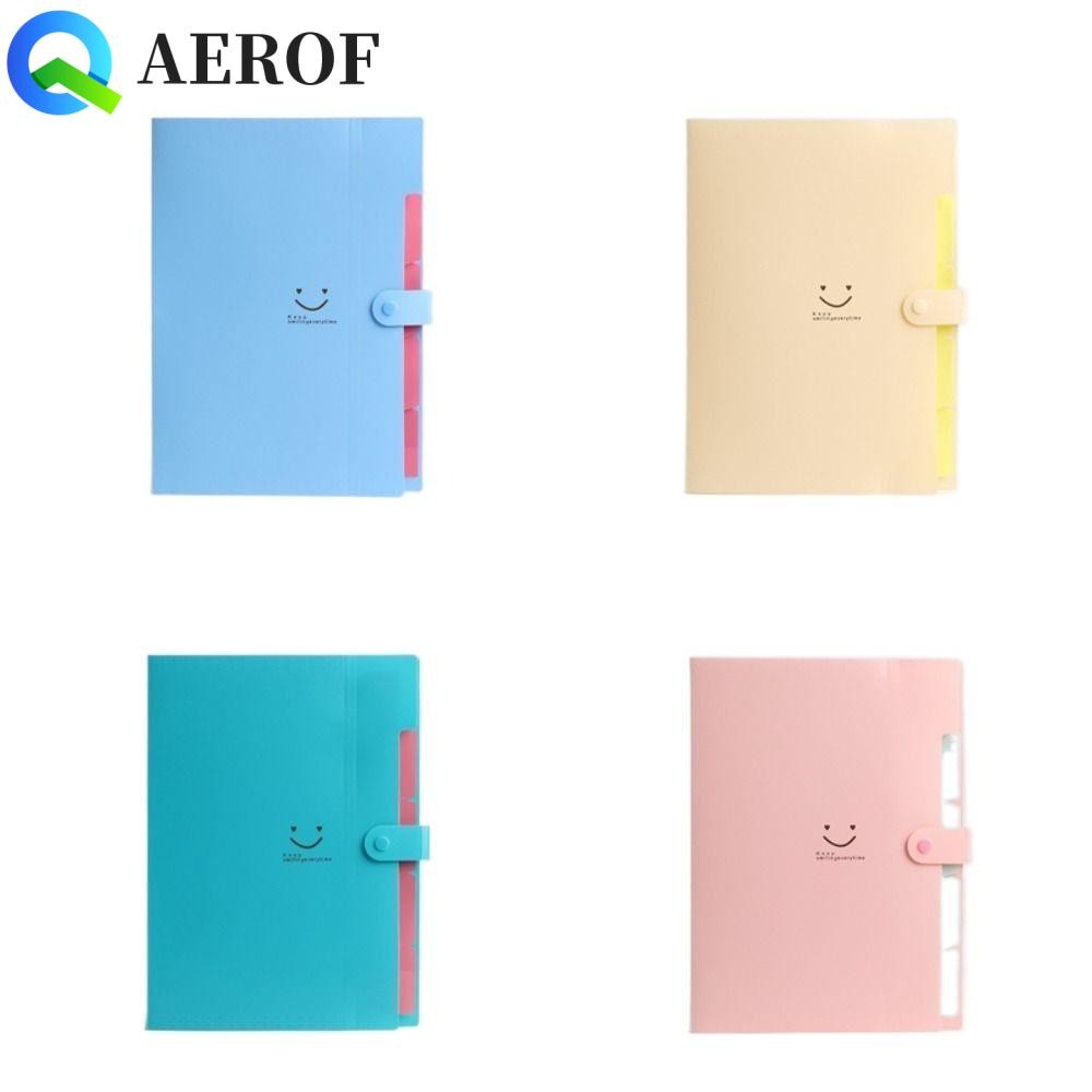 แฟ้มขยาย AEROF ขนาดใหญ่ 5 Pocket Accordion File Organizer, Premium ...