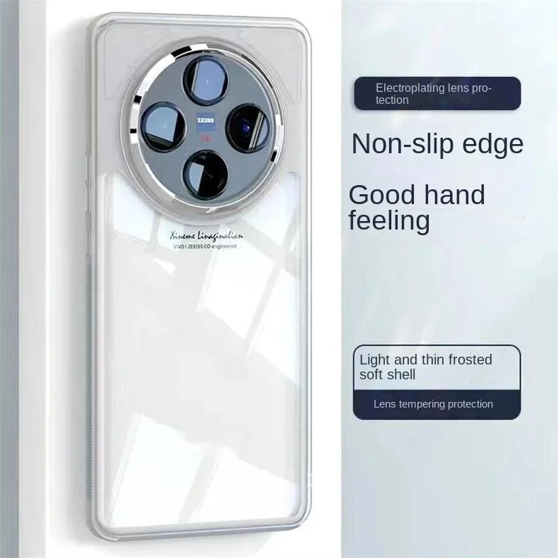 สําหรับ Vivo X200 Ultra X200S X200 Pro Mini X80 X90S X100S X90 Pro Plus กรณี TPU ซิลิโคนนุ่ม ...