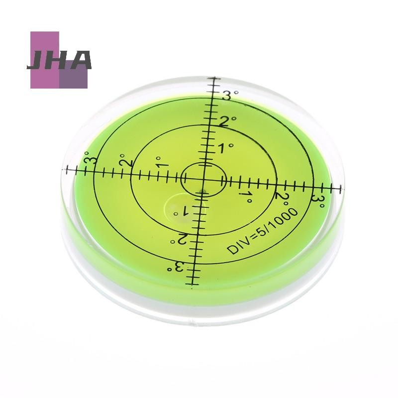 [JHA] 60x12 มม. Precision Disc Round Circular Bubble Spirit Level ...