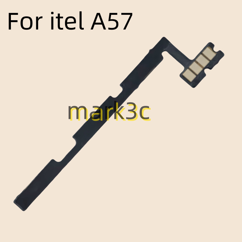 สําหรับ itel A57 ปุ่มปรับระดับเสียงไฟ Flex Cable ปุ่มสวิตช์กุญแจ ...