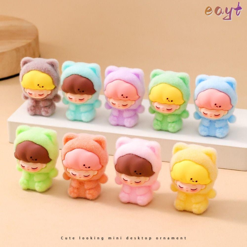 EAYT 9PCS Dimoo Grains Box, Soft Pop Bean Handmade Collectible Series ...
