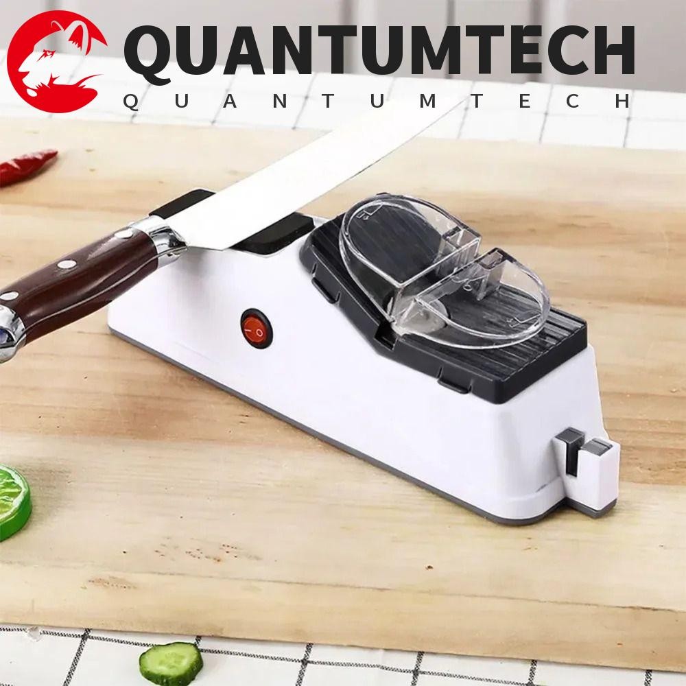 QUANTUMTECH เครื่องเหลาครัว, USB ไฟฟ้าหินลับอัตโนมัติ, เครื่องมือห้องครัว 5V/2A Professional สี ...