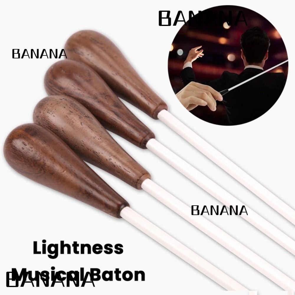 Banana1 คอนเสิร์ต Baton, Tulipwood White Handle Musical Conductor, แบบ ...
