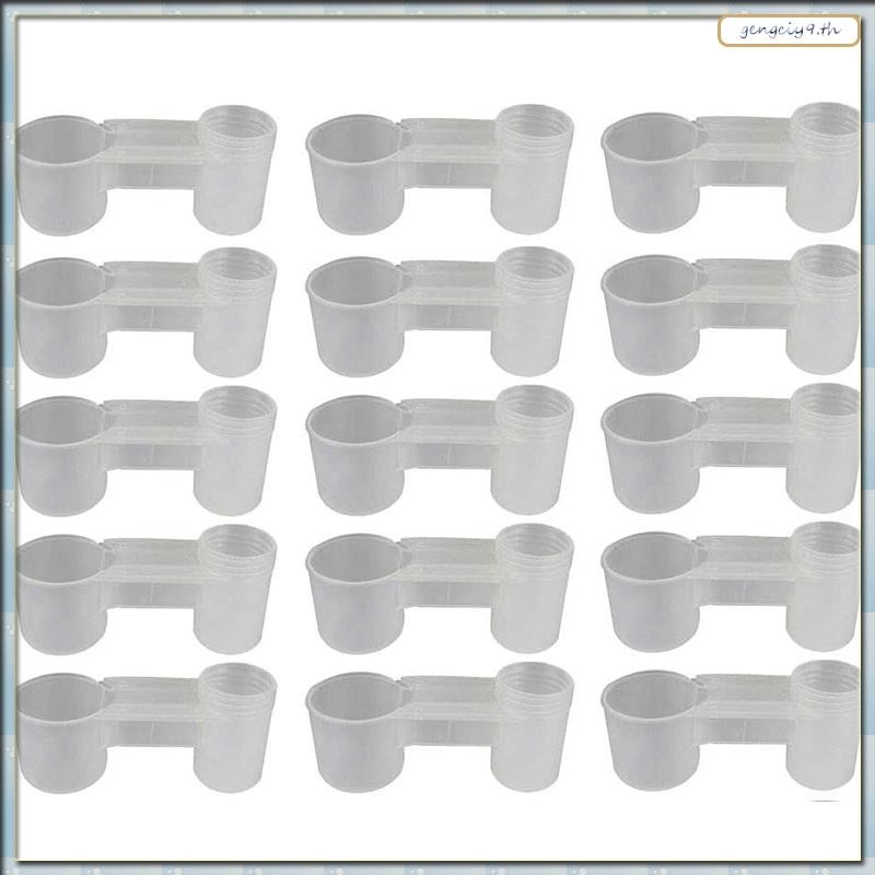 [ZBM] 15 ชิ้นพลาสติกโซดาขวดน้ํานกเครื่องดื่ม Feeder ถ้วยไก่ Pigeons ...