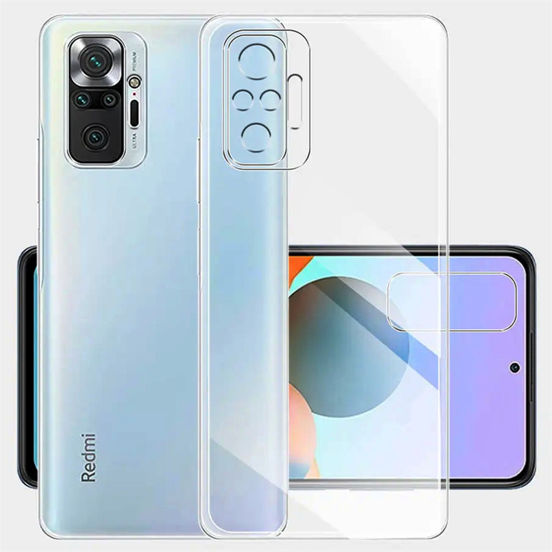 สําหรับ Xiaomi Redmi หมายเหตุ 10 Pro Max M2101K6I Slim Soft Clear ...