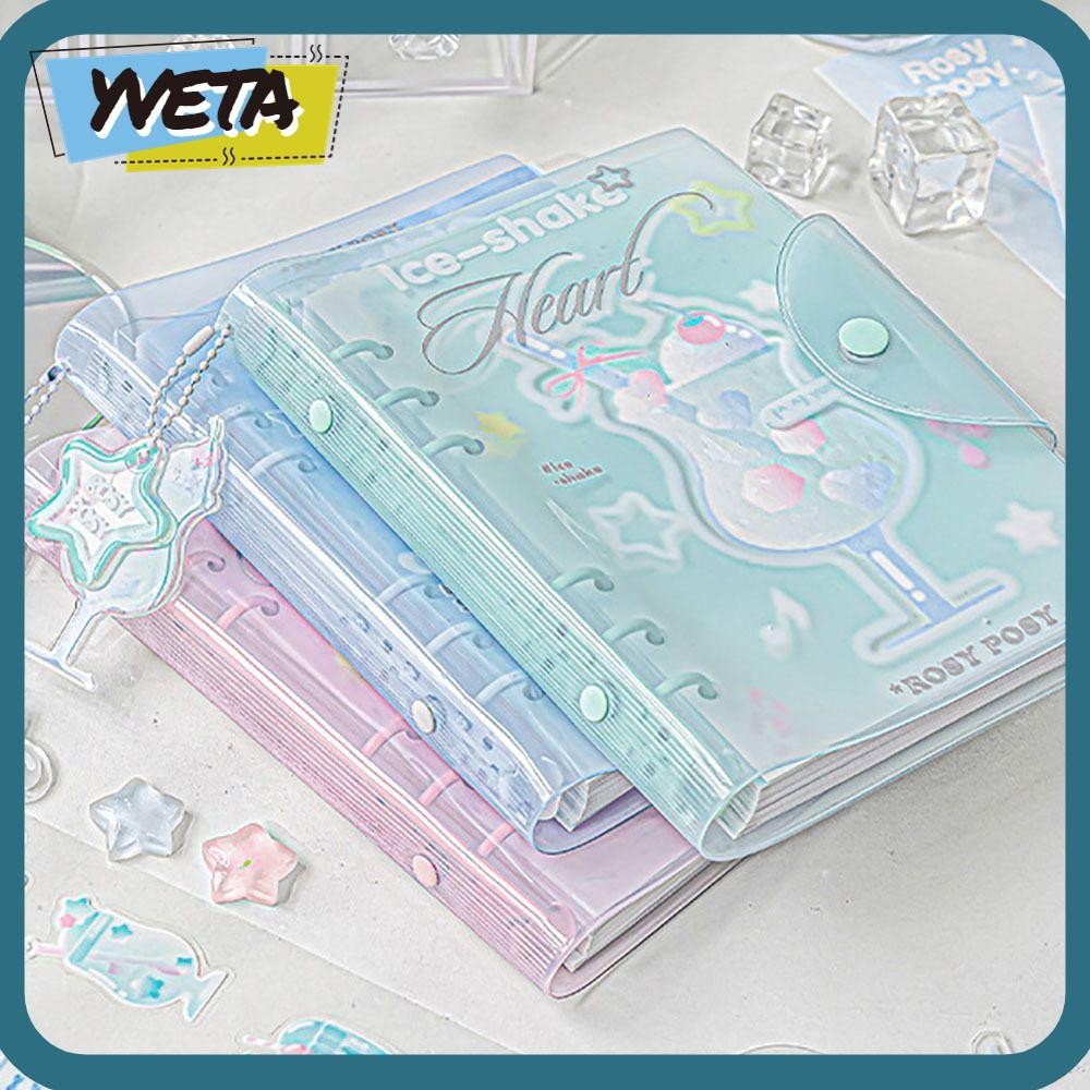 สมุดบันทึก YVETA, สมุดไดอารี่แหวน Binder แบบหลวม, สมุดวางแผน PVC Frosty Series Journal | Shopee ...