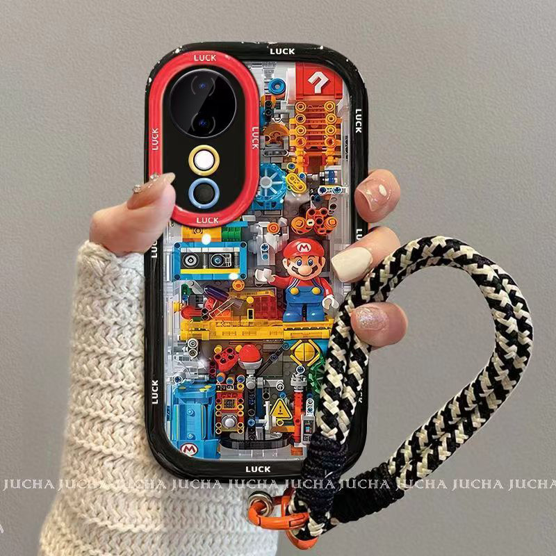 สําหรับ Vivo V40 X200 Pro 5G กรณี Vivo V40 Pro Building Blocks, Mario ...