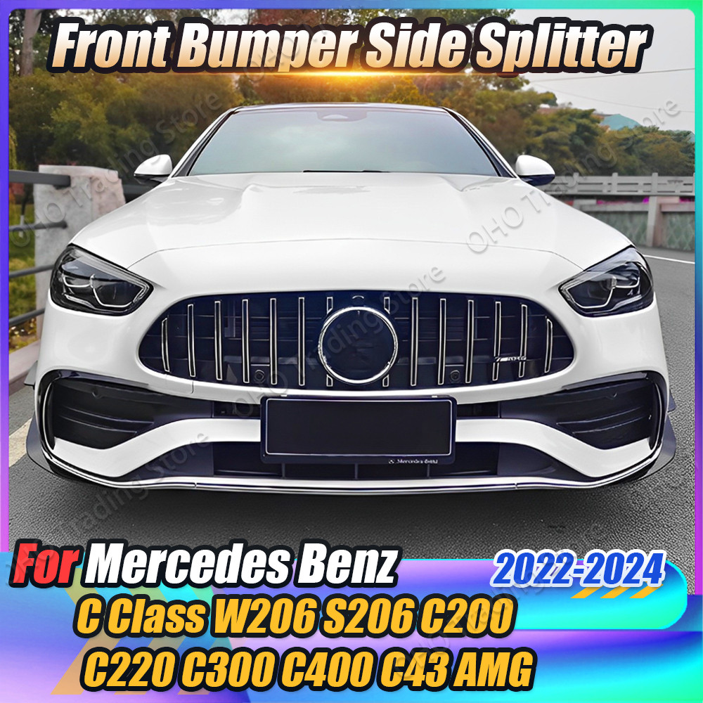 สําหรับ Mercedes Benz C Class W206 S206 C200 C260 C300 C43 AMG 2022-2024 รถด้านหน้าหมอกโคมไฟย่าง ...
