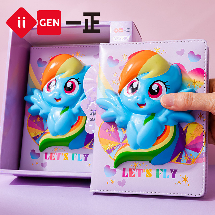 สกุชชี่หนึบ สมุดโน๊ตสติ๊กเกอร์คลายเครียด My Little Pony - ไดอารี่ ...