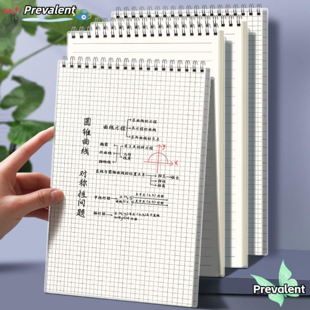 Preva Coil Notebook, Flip Up A5/B5/A4 Spiral Notebook,คุณภาพสูงกริด ...