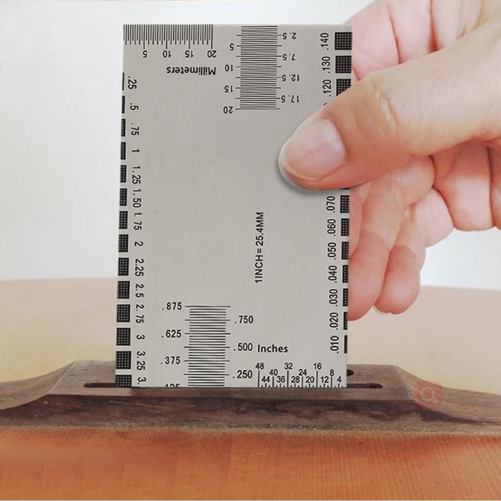 String Action Ruler คอกีตาร์ที่แข็งแรงสำหรับผู้เล่น DIY Maker | Shopee ...