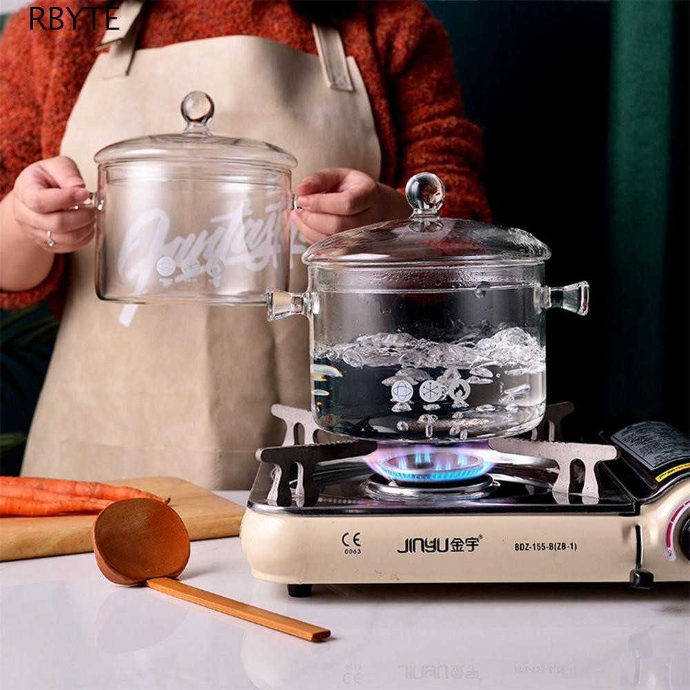 RBYTE หม้อซุปเตาตั้งพื้นราเมนแก้วหนามินิหม้อใส | Shopee Thailand