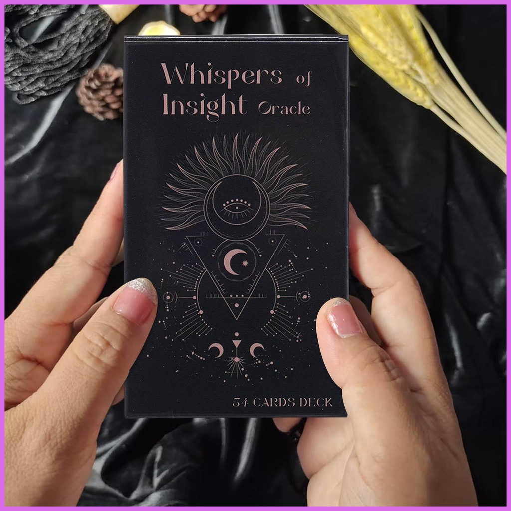 Insight Oracle การ์ดเกมกระดาน Tarot Decks เกมท่องเที่ยว Tarot ชุดการ์ดเกม Whispers of Insight ...