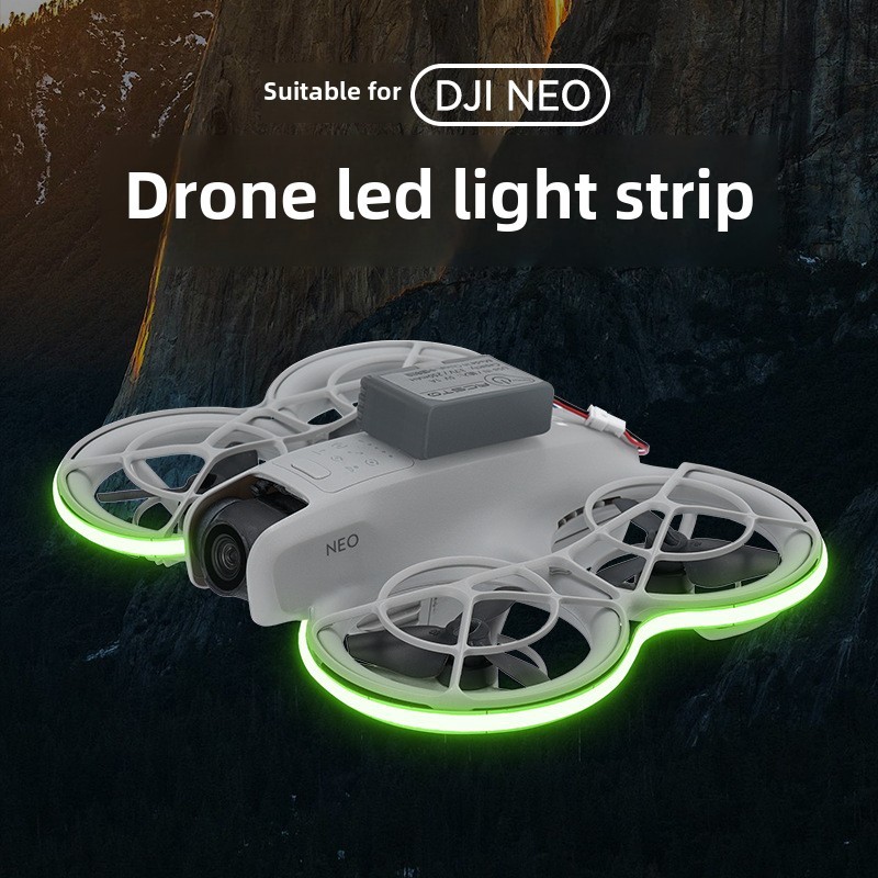 เหมาะสําหรับ DJI Neo Light Strip สีสันไฮไลท์ Luminous Night Air Flight ไฟเตือน Strip | Shopee ...