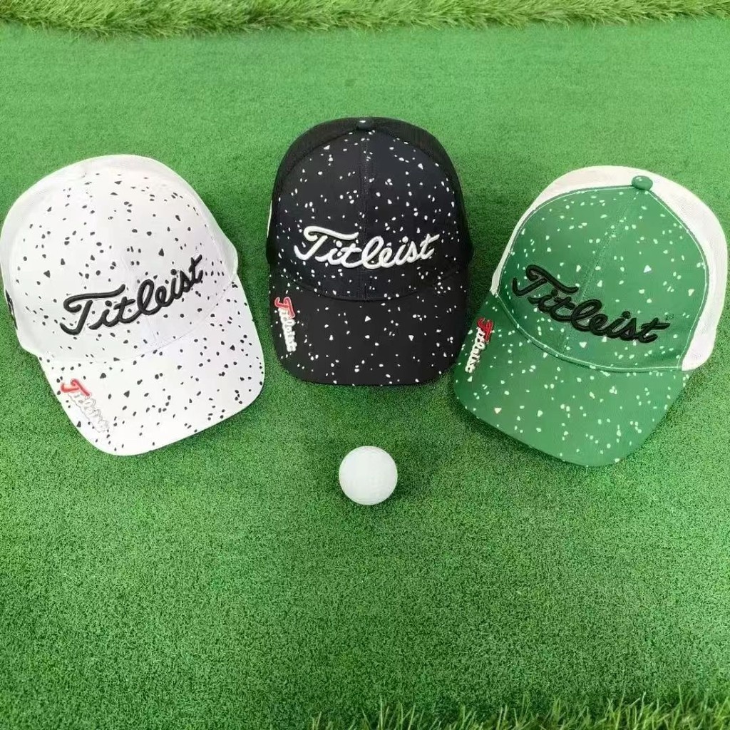[Titleist] หมวกกอล์ฟสไตล์ใหม่ Unisex กีฬากลางแจ้งหมวกกันแดดระบายอากาศ ...