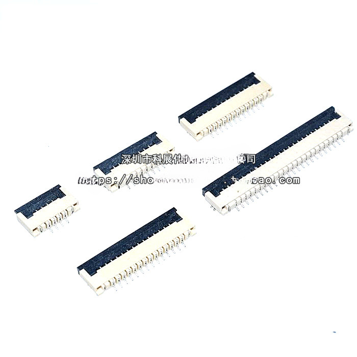 1.0 มม.Flip Lower Connector FPC Connector 4P 5 8 10 12 20P 22P 26P 30P ...