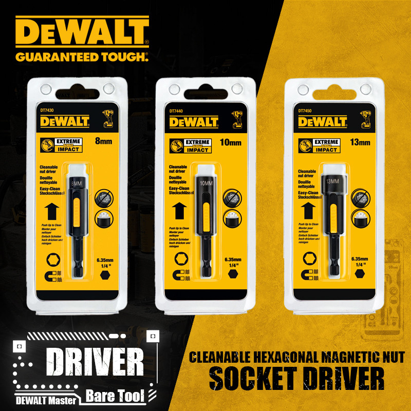 Dewalt DT7430 DT7440 DT7450 Cleanable Hexagonal Magnetic Nut Socket ...