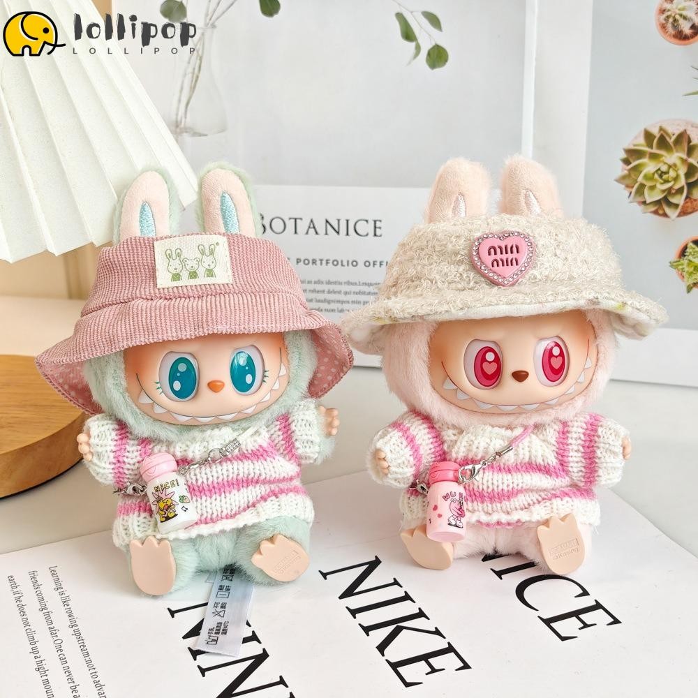 Lollipo1 ตุ๊กตาอุปกรณ์เสริม, Labubu Time To Chill Filled Cotton Doll Labubu เสื้อผ้า, ชุดฟักทอง ...