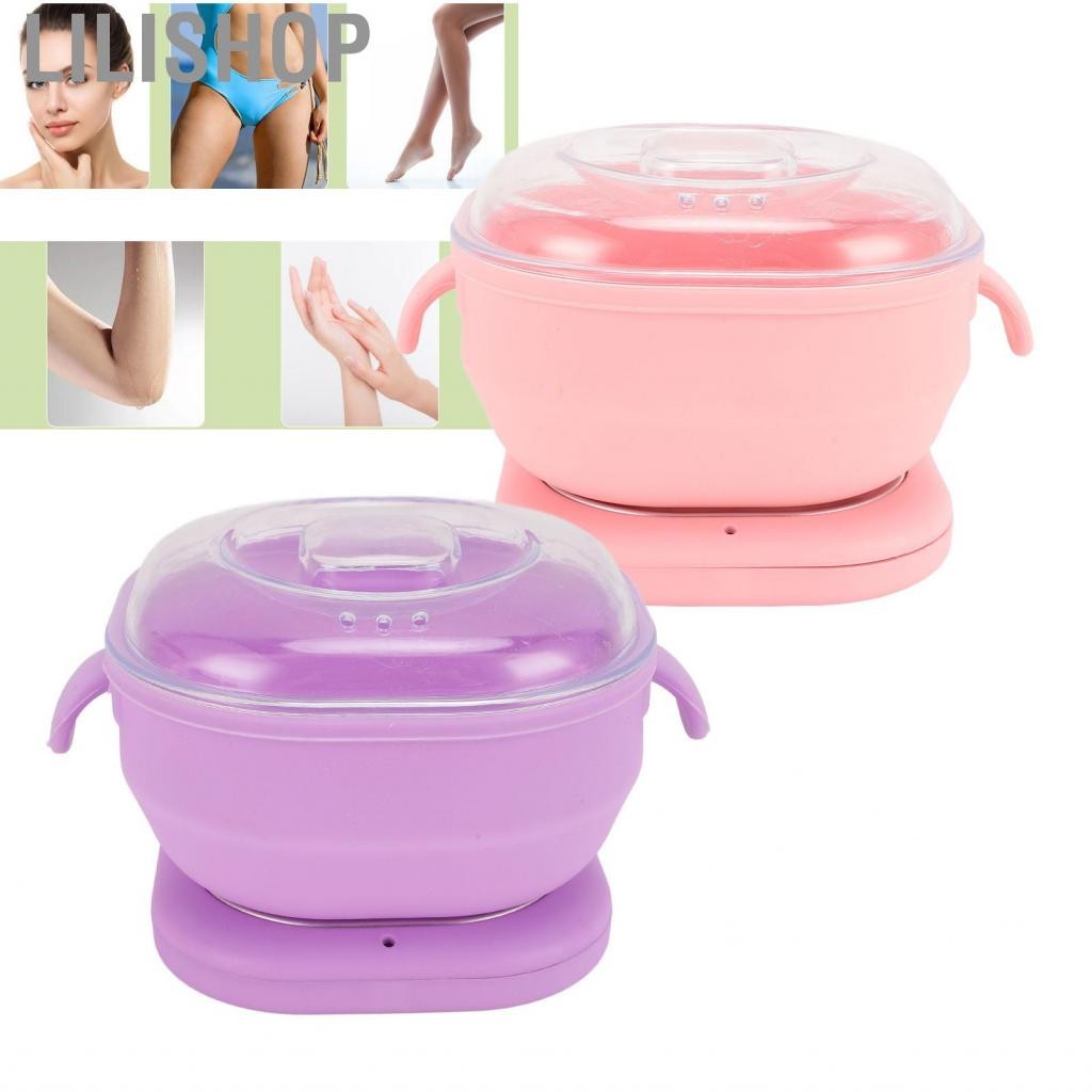 Lilishop เครื่องอุ่นแว็กซ์ไฟฟ้าร้อน 400มล. ความจุ 100W สำหรับร้านเสริมสวย | Shopee Thailand