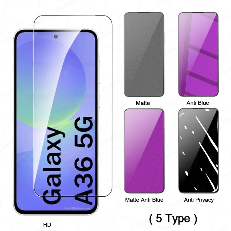 กระจกนิรภัยกันรอยหน้าจอ Samsung Galaxy A56 A36 A26 A16 A06 A55 A35 A25 A15 A05 A05S | Shopee ...