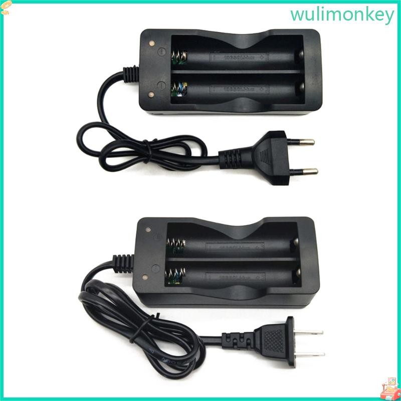 Wu MS-202A เครื่องชาร์จ Li-ion 18650 แท่นชาร์จแบบชาร์จไฟได้ฐานวงจรอิสระออกแบบด้วยตัวบ่งชี้ ...