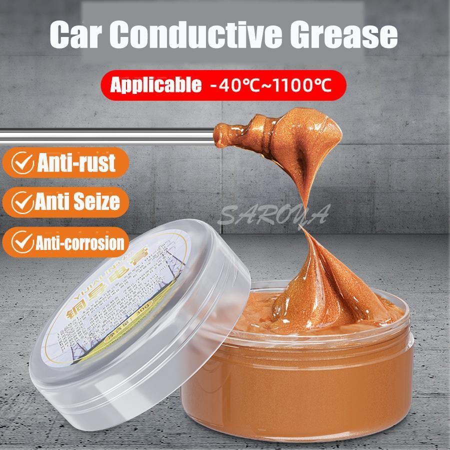 30g รถ Conductive Grease จาระบีทองแดงอุณหภูมิสูง Strong Adhesion Anti ...