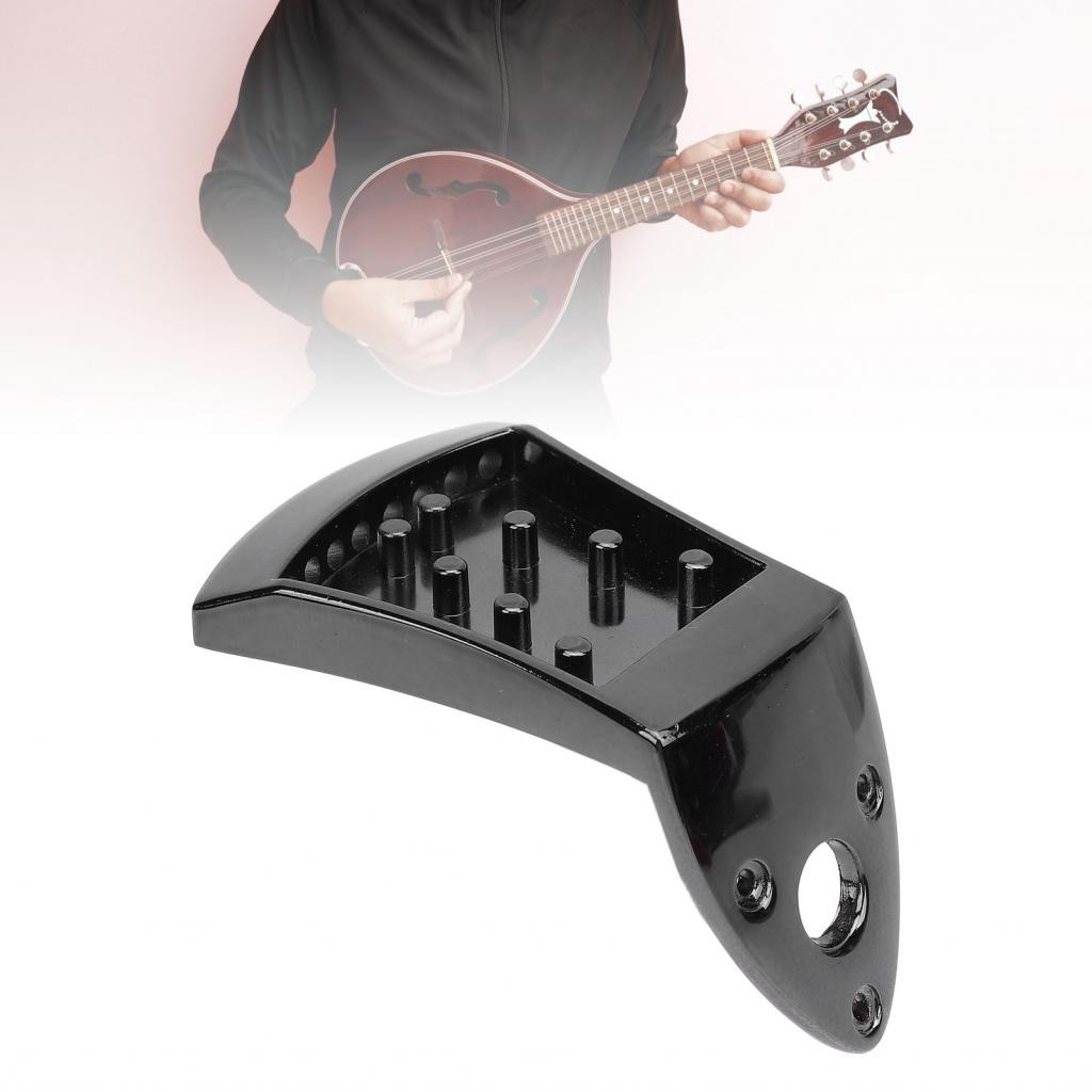 Triangle Mandolin Tailpiece แทน Bright Black Gloss สำหรับ 8 mandolins ...
