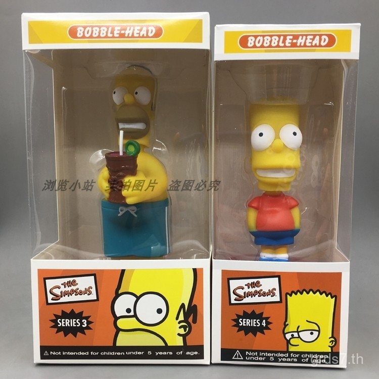 ของเล่นตุ๊กตาตัวตลก Bart ของ Simpsons ของตกแต่งรถ Bobblehead แบบกล่อง ...