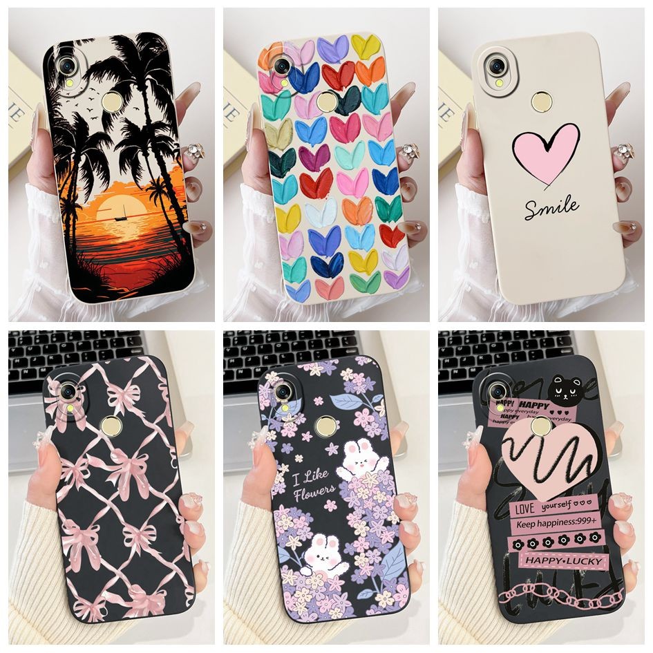 ปลอกอ่อนสําหรับ Infinix Hot 5 X559C X559 X559F กรณีแฟชั่น Love Heart ...