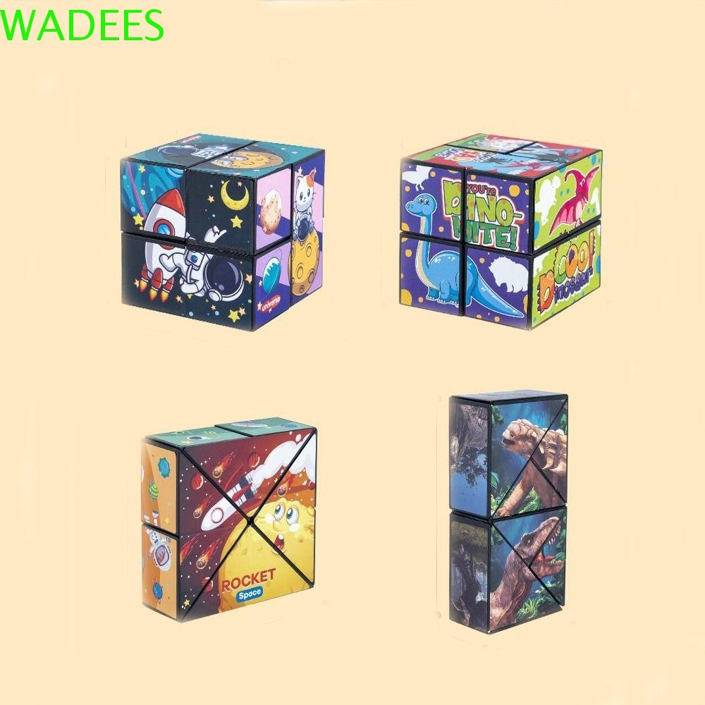 Wadees Magic Cube, 3D หมุนสีสัน Intelligence Cube Magic ของเล่น, Intelligence Cube Planet ...
