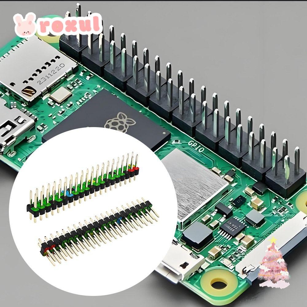 Roxul Development Board Header, 2*20pin 2.54mm Spacing 40 Pin GPIO ...