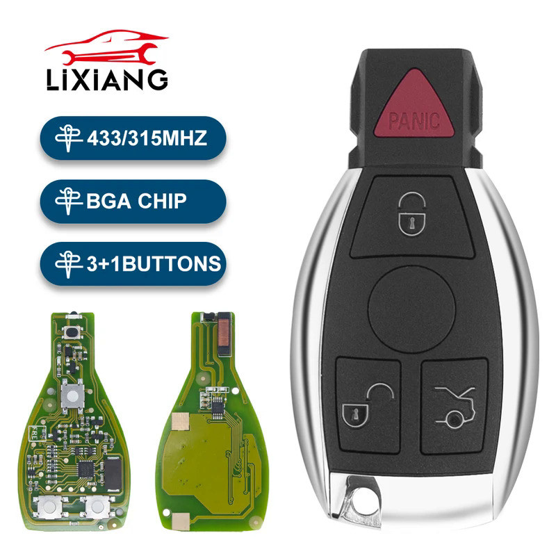 LIXIANG World Car Remote Key For Mercedes Benz W203 W204 W205 W210 W211 ...