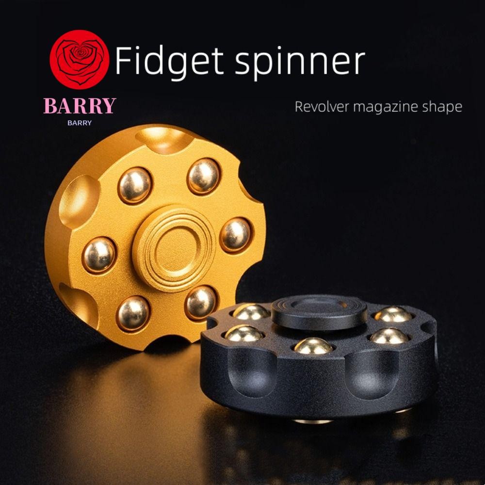 BARRY Hand Spinner, Alloy Low Noise Metal Finger Spinner, Chamber Shape ...