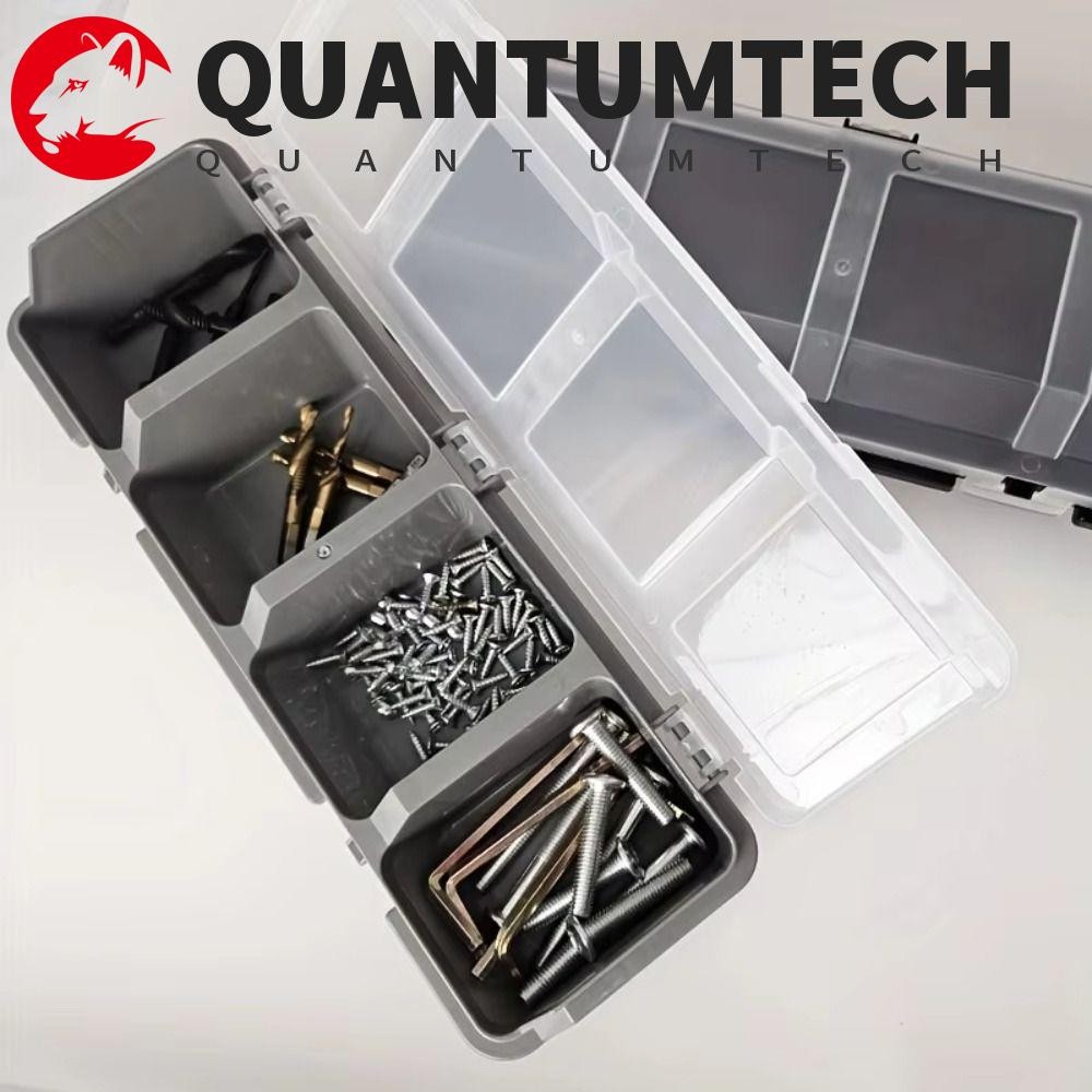 QUANTUMTECH กล่องจัดระเบียบ,กล่องพลาสติกเรียงลําดับคอนเทนเนอร์,หม้อเครื่องมือช่องกล่องสกรูกรณี ...
