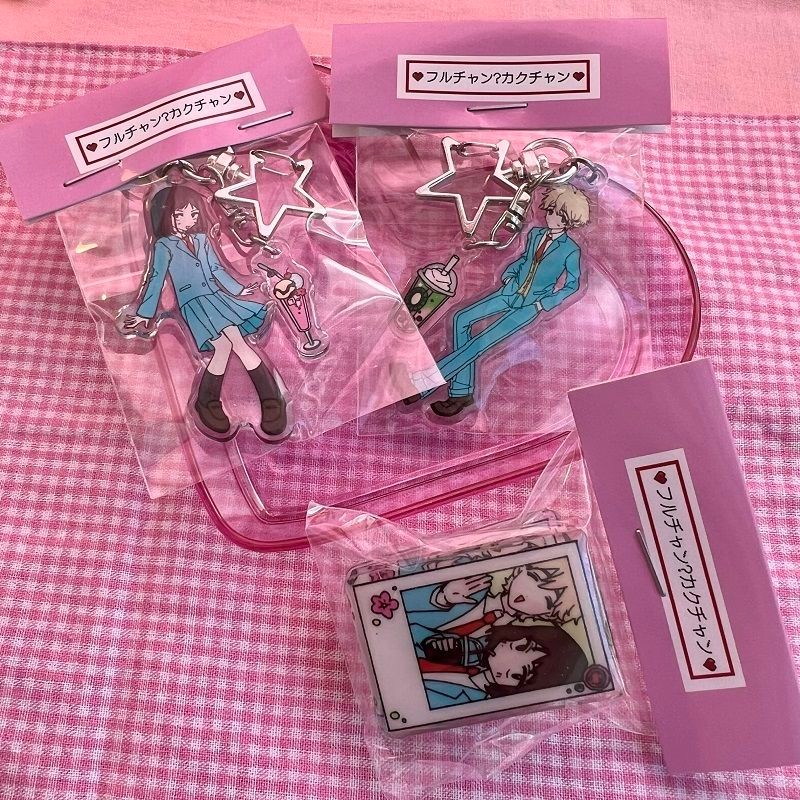 ข้ามและ Loafer อะนิเมะพวงกุญแจผู้หญิง Arcane อะคริลิค Key Chain Man ...