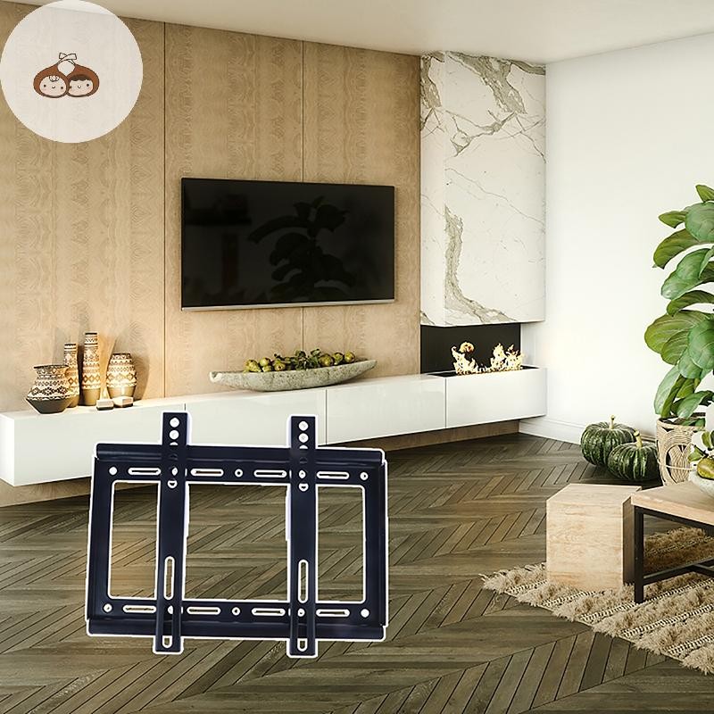 BEF 14-43 นิ้ว TV Mounts LCD LED Monitor Wall Mount Bracket คงที่แผงแบน ...