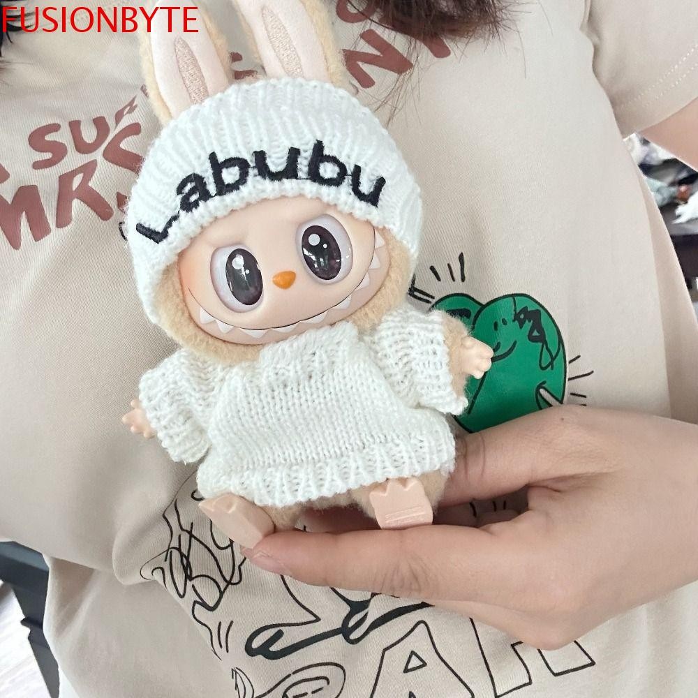 Fusionbyte นั่ง Party Labubu ตุ๊กตาเสื้อผ้า,เสื้อกันหนาว Hoodie Labubu II ชุดตุ๊กตา, Trim ...