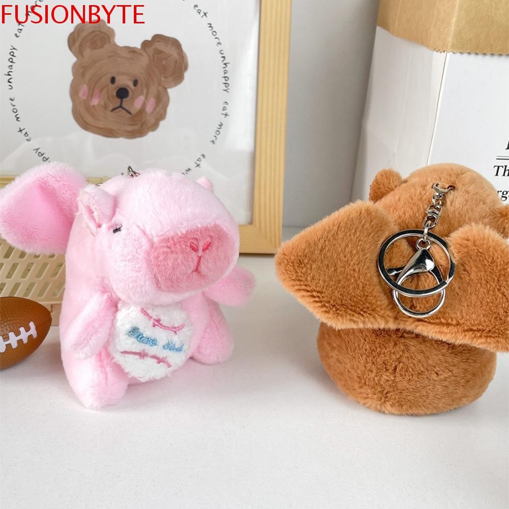 Fusionbyte Capybara ตุ๊กตาจี้, มีปีกตลก Capybara ตุ๊กตาพวงกุญแจ, จําลอง Capybara ตุ๊กตาปีก ...