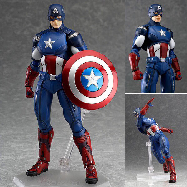 Avengers 226 figma Captain America Resurrection 3 ชุดของขวัญของขวัญ ...
